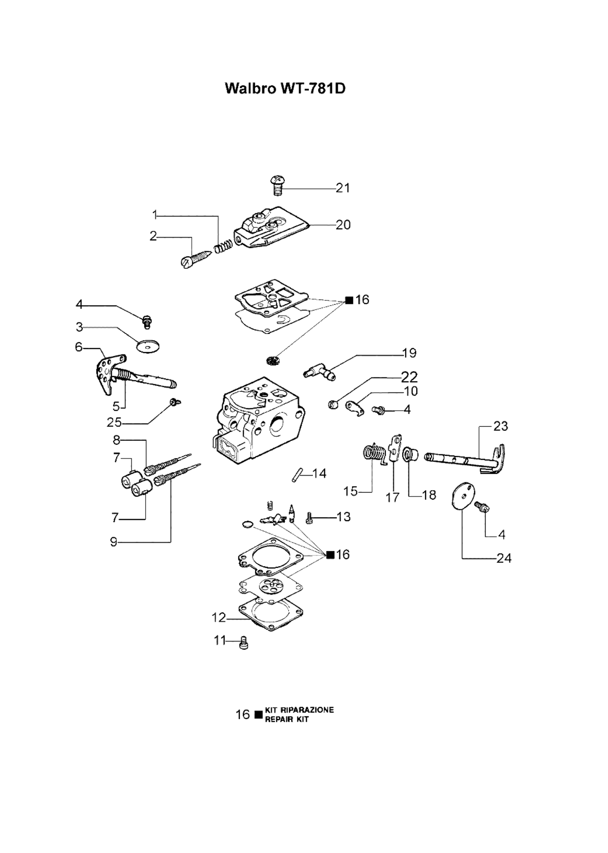 MT3700 Petrol Chainsaw Parts and Spares