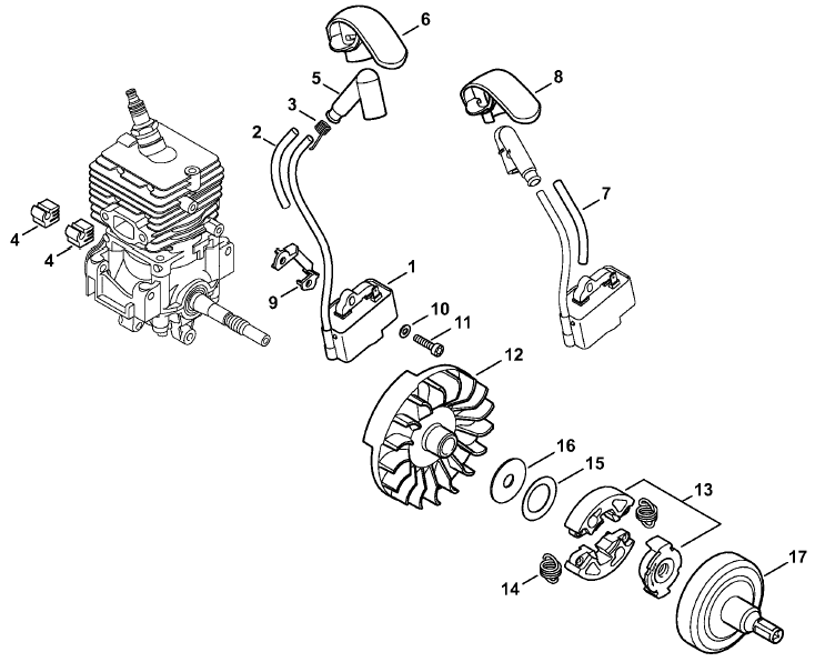 Stihl (HT56C) Parts Diagrams