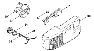 Stihl (009) Parts Diagrams