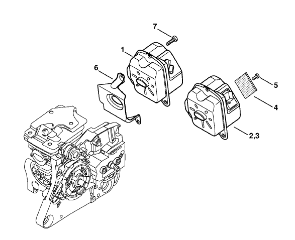 Stihl (MS270 C-B) Parts Diagrams