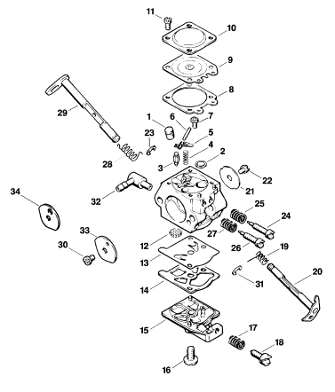 Stihl (MS250) Parts Diagrams