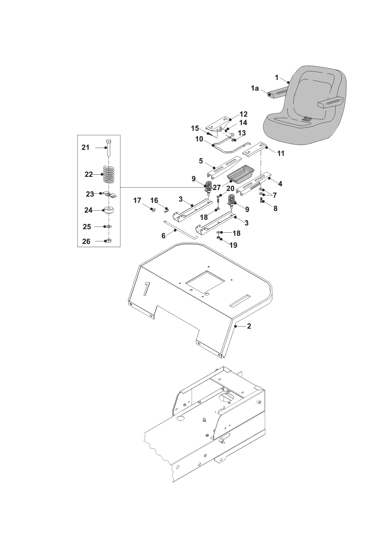 Countax K Series K1850 Lawn Tractor 2006 (2006) Parts Diagram, Page 8