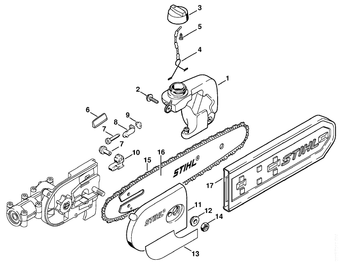 Stihl Pole Saw Parts