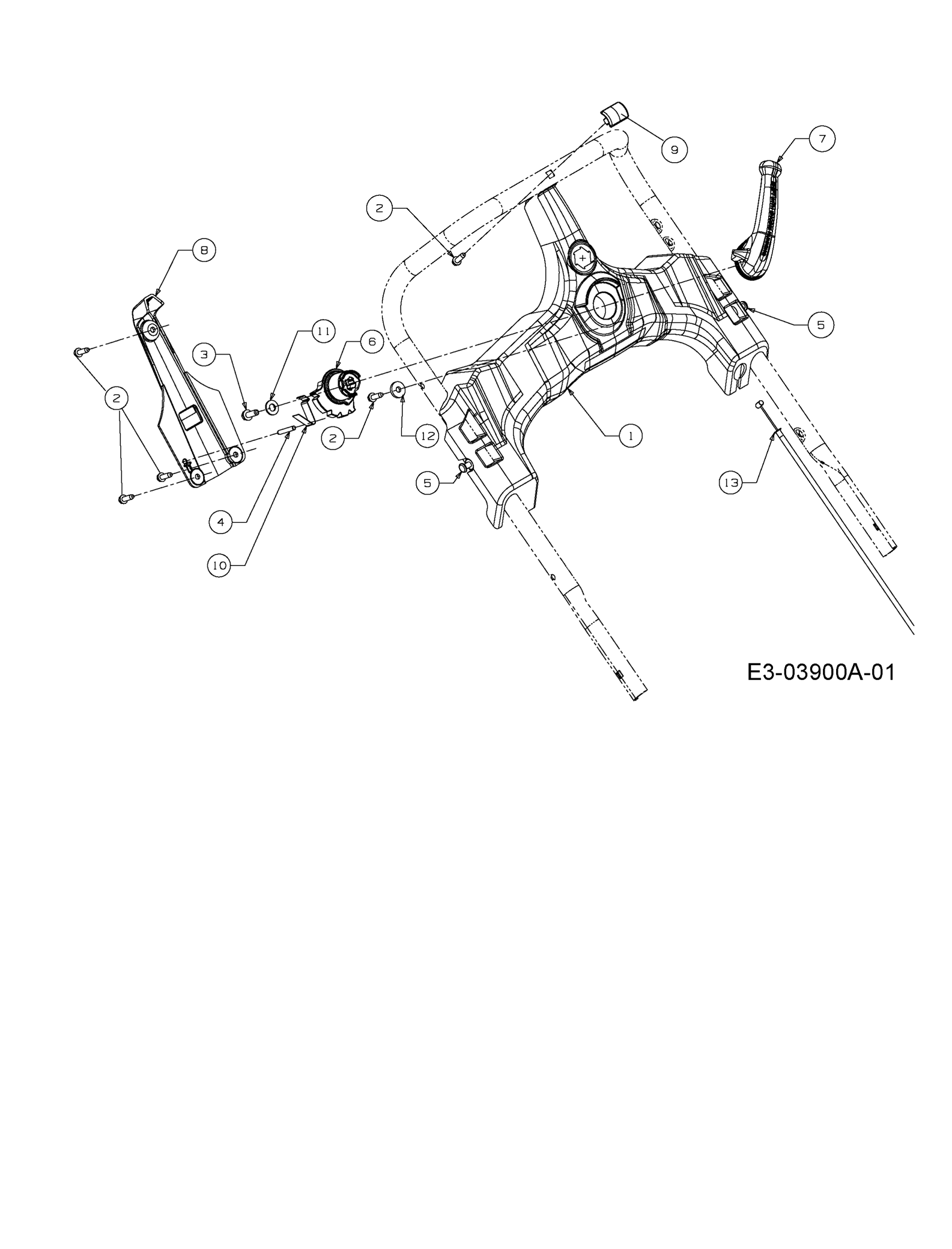 Efco LR 55 VBX 4-IN-1 B&S Lawnmower (LR 55 VBX 4-IN-1) Parts Diagram ...