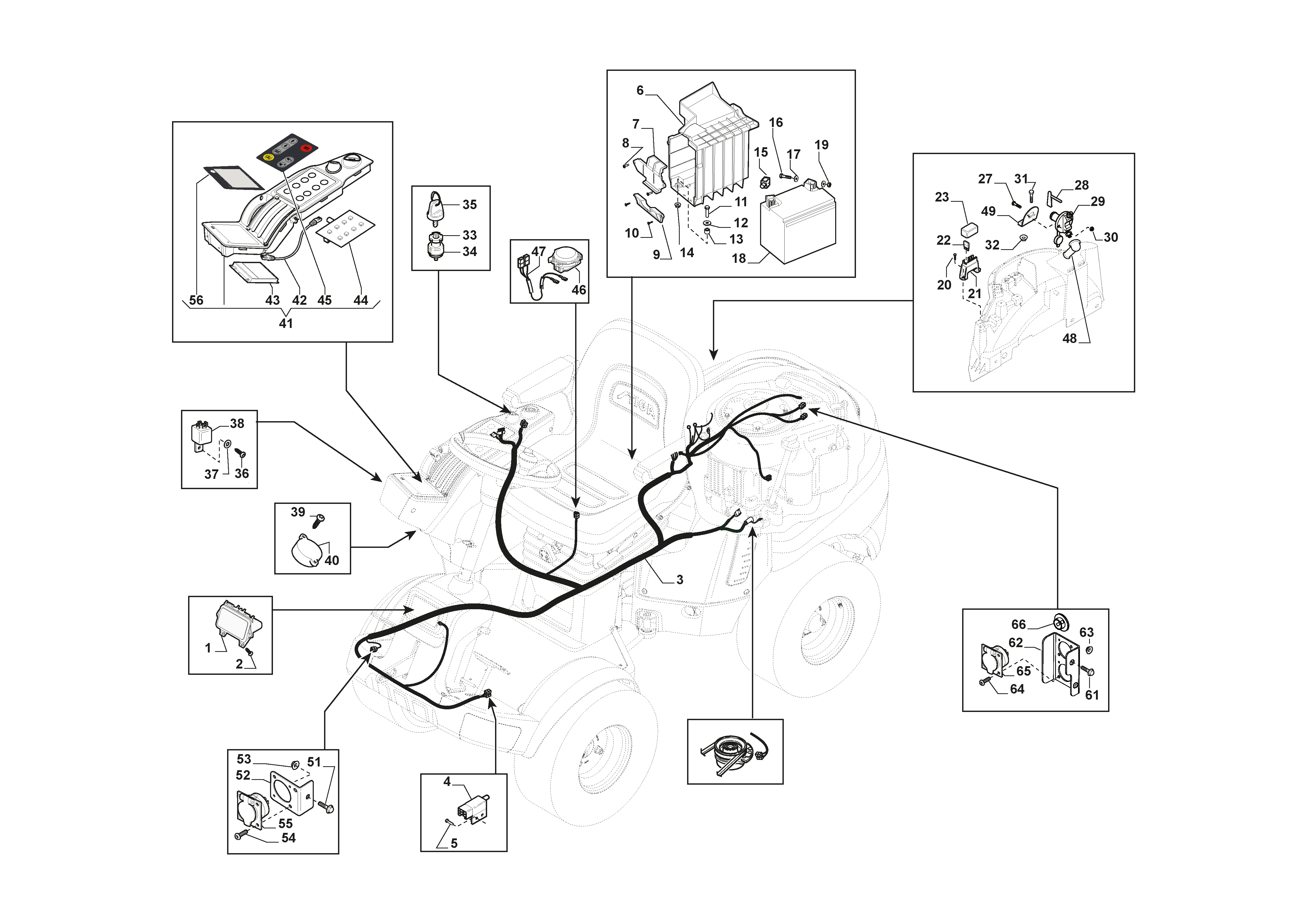 Stiga Park Pro 900 WX (2F6430831/ST2 (2025)) Parts Diagram, Electric ...
