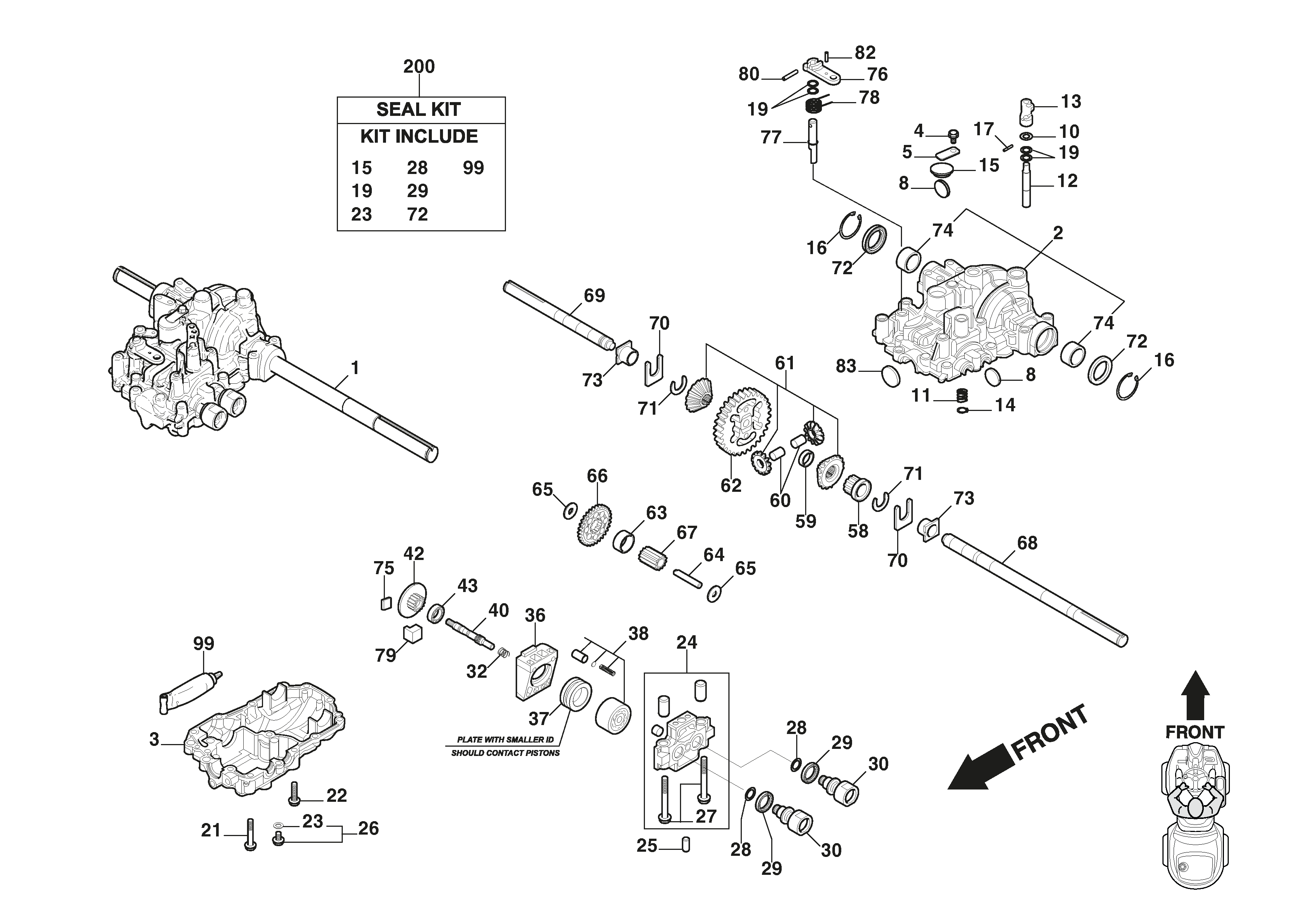 Stiga Park Pro 900 WX (2F6430831/ST2 (2025)) Parts Diagram, KTM10G