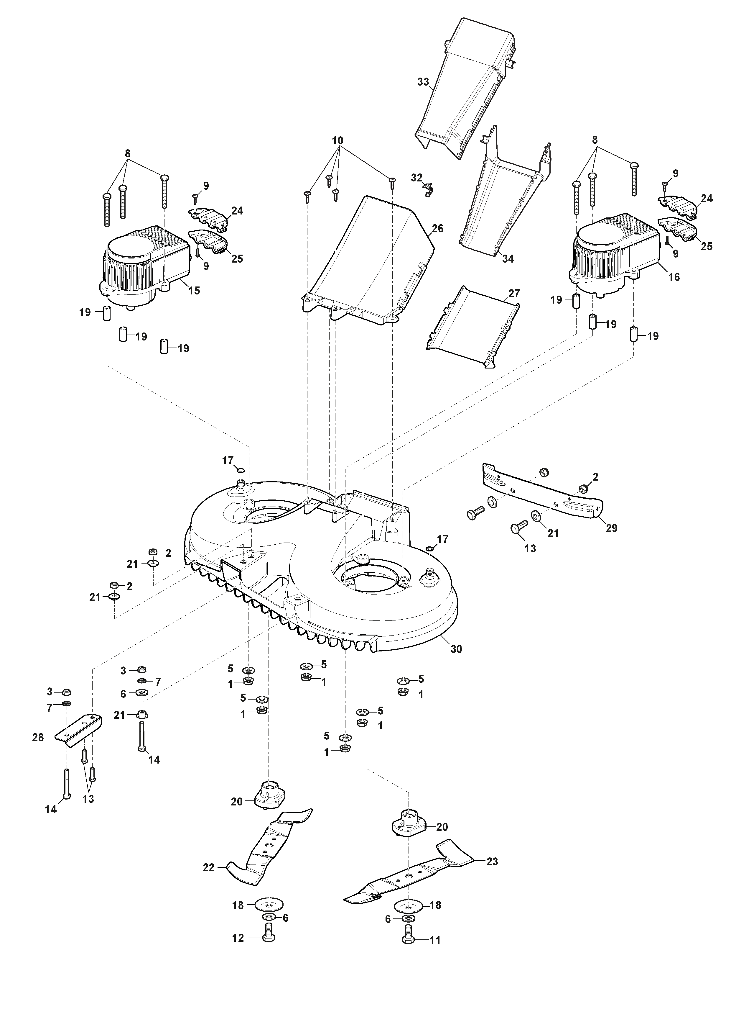 Mountfield Freedom 28e (2022) [2T0250483-M22] (2022) Parts Diagram ...