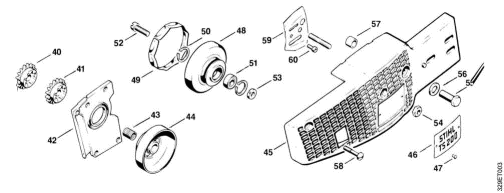 Stihl TS 200 Disc Cutter (TS 200) Parts Diagram, B_-Coupling