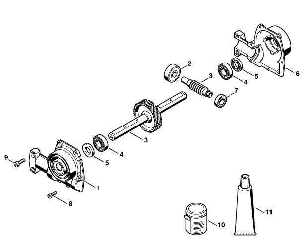 Stihl KB-KM Bristle Brush (KB-KM Bristle Brush) Parts Diagram, KB-KM ...