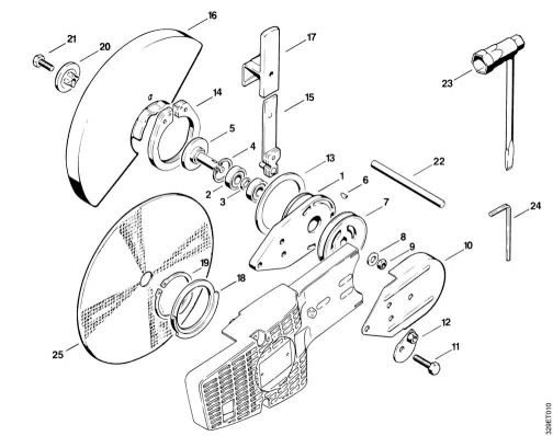 Stihl TS 200 Disc Cutter (TS 200) Parts Diagram, G-Guard