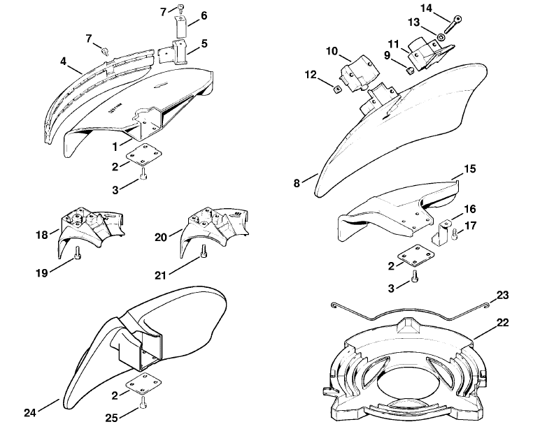 Stihl (FS480) Parts Diagrams