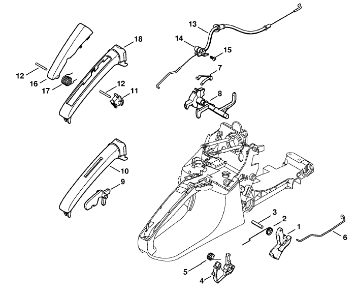 Stihl (MS270 C-B) Parts Diagrams