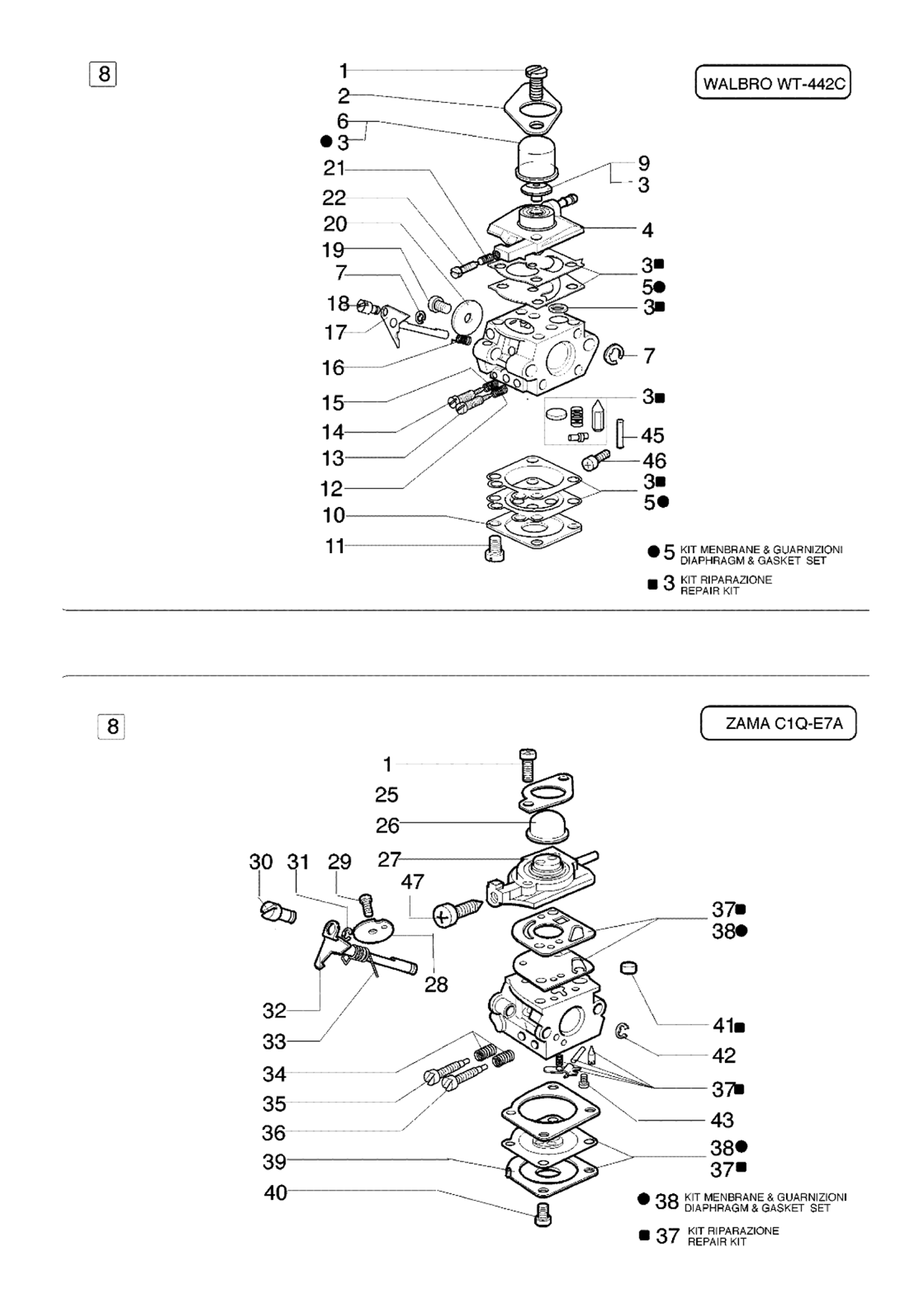 Efco 8400 (2010) Parts Diagram, Page 4