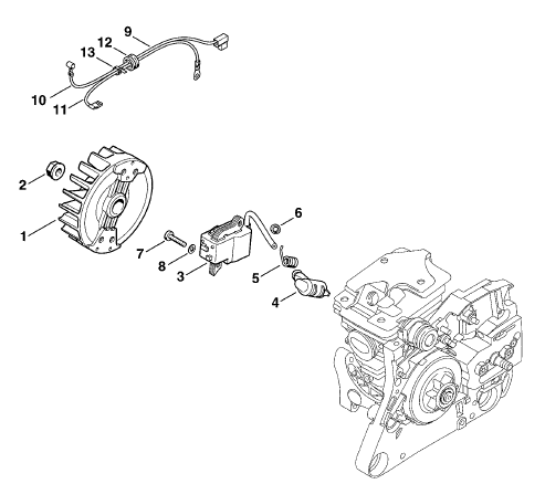 Stihl (MS270) Parts Diagrams