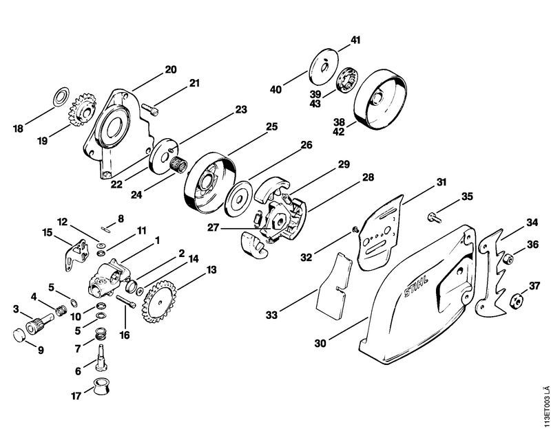 Stihl (031) Parts Diagrams