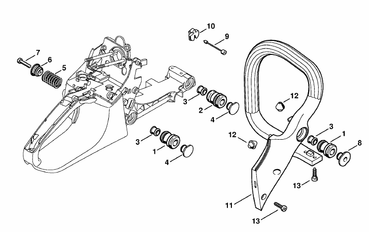 Stihl (MS270 C-B) Parts Diagrams