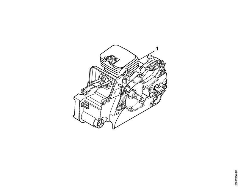 Stihl 017 Chainsaw (017) Parts Diagram, Serial Number Location