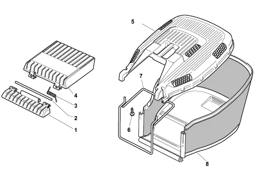 Mountfield SP536 (RM55 160cc OHV) (2010) Parts Diagram, Page 8