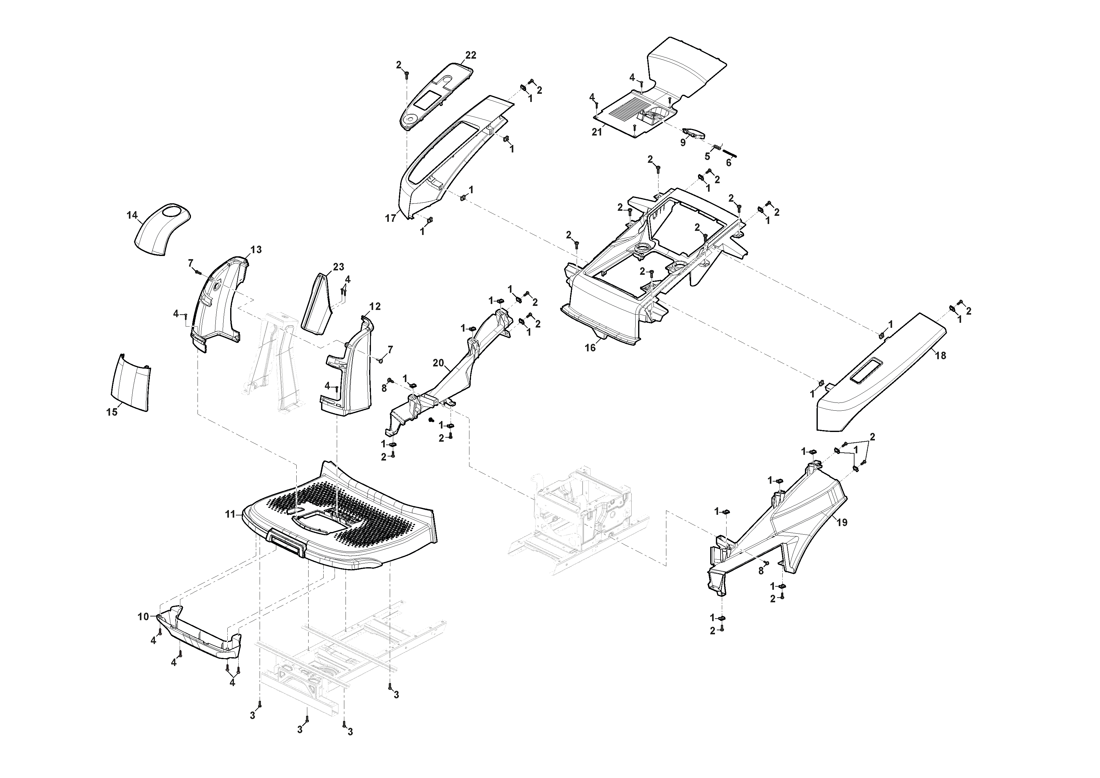 Mountfield Freedom 28e (2022) [2T0250483-M22] (2022) Parts Diagram ...