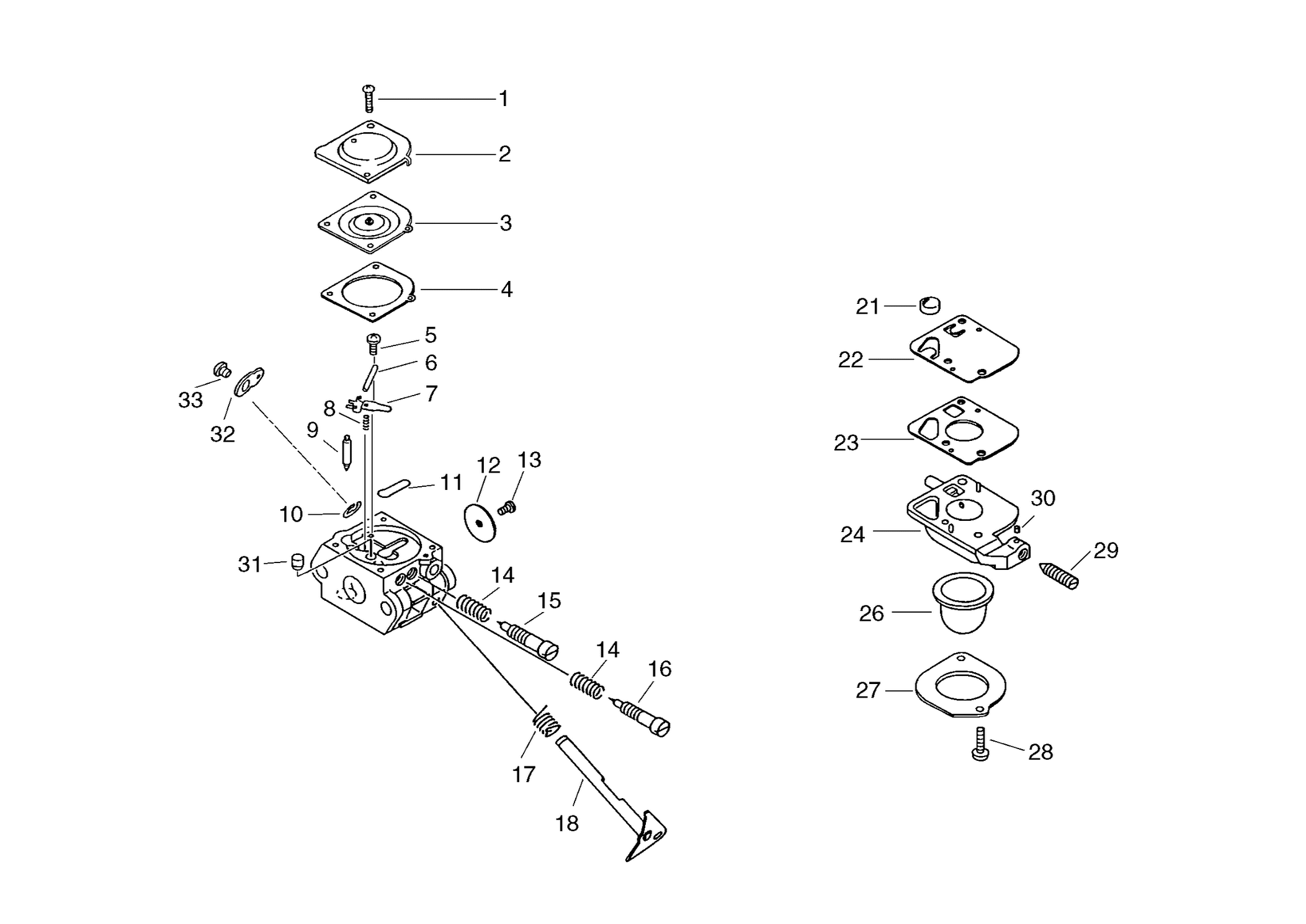 Echo ES1000 (ES1000) Parts Diagram, Page 7