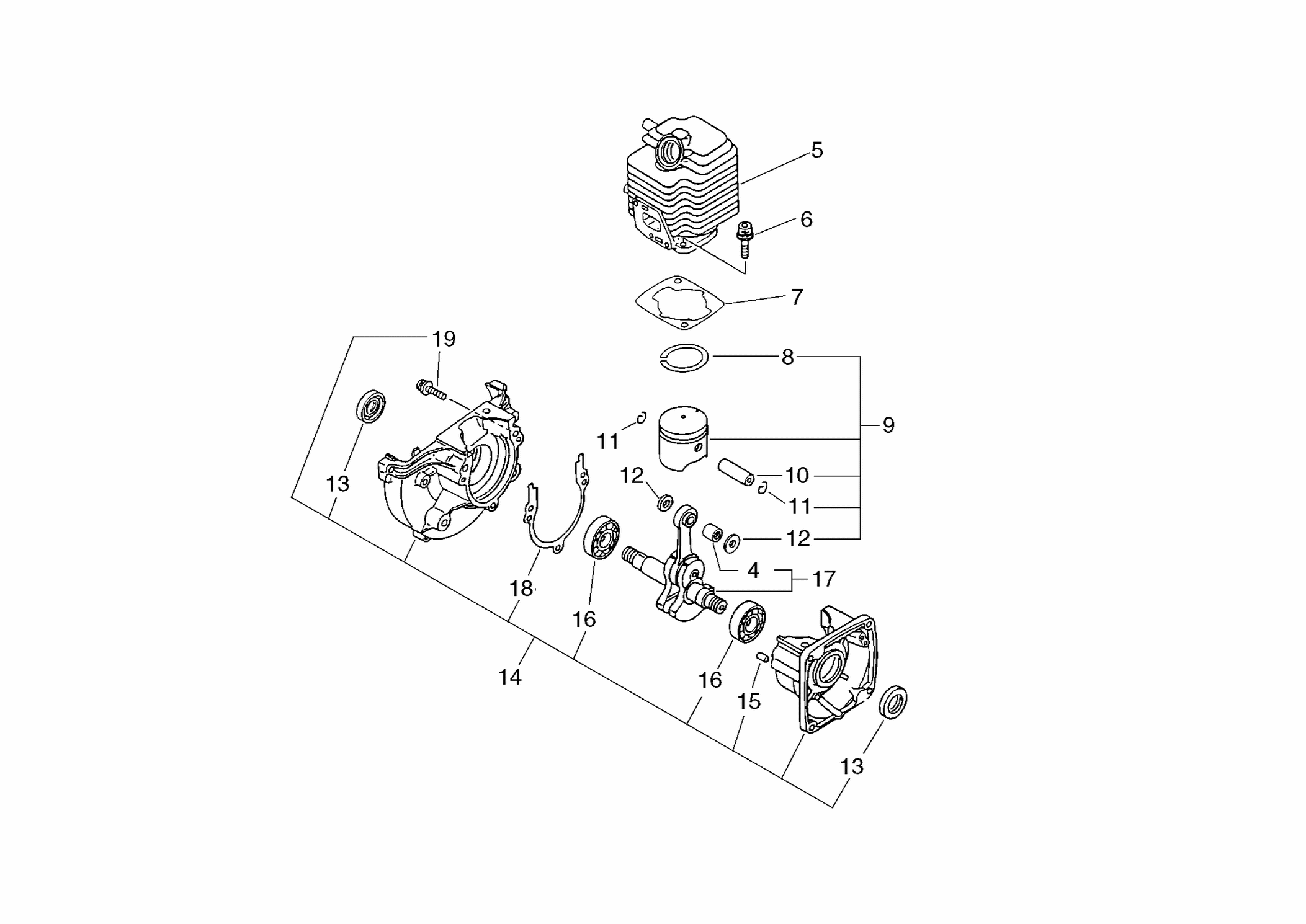 Echo ES1000 (ES1000) Parts Diagram, Page 1
