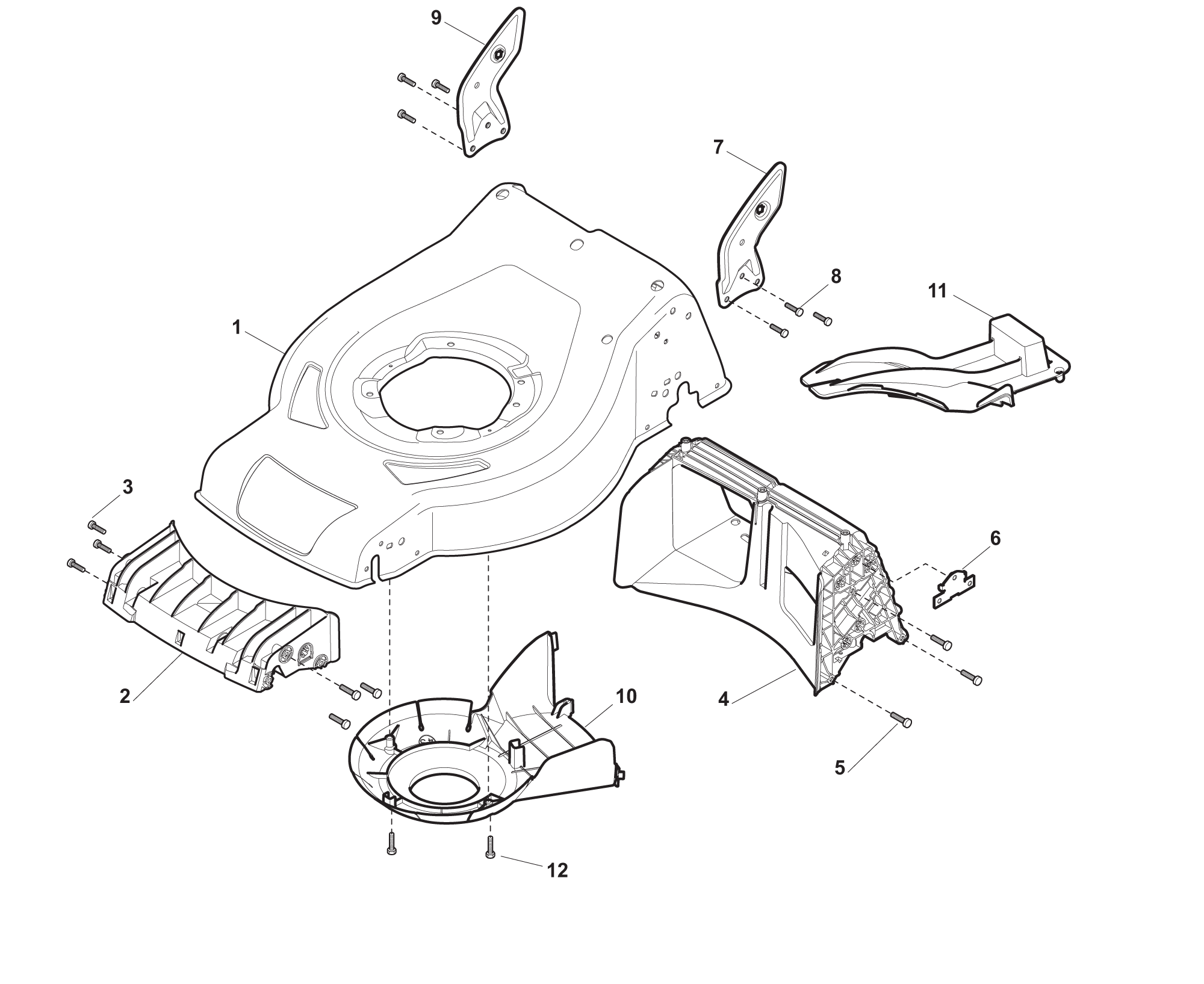 Mountfield SP533 (RM55 160cc OHV) (2012) Parts Diagram, Page 1